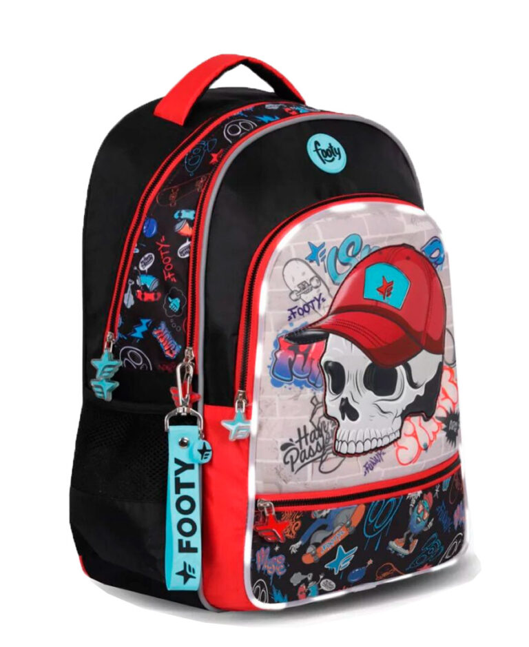 Mochila Footy Skull con Luz – Cristóbal Colón